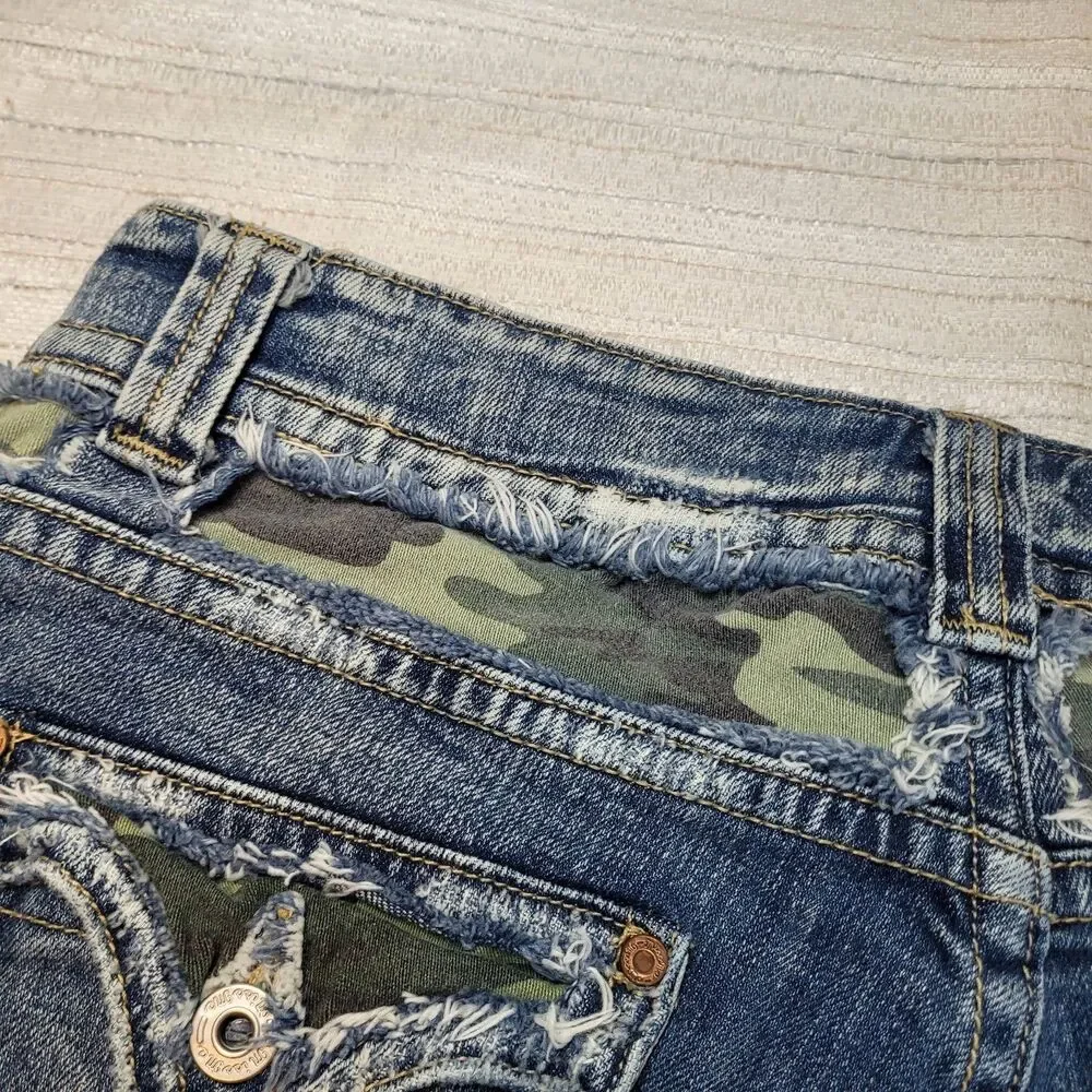 Miss Me | Shorts | Miss Me Camouflage Accnets Jean Shorts Jp423 Womens ...